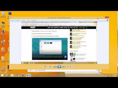 How To Take a Screenshot in Windows 8