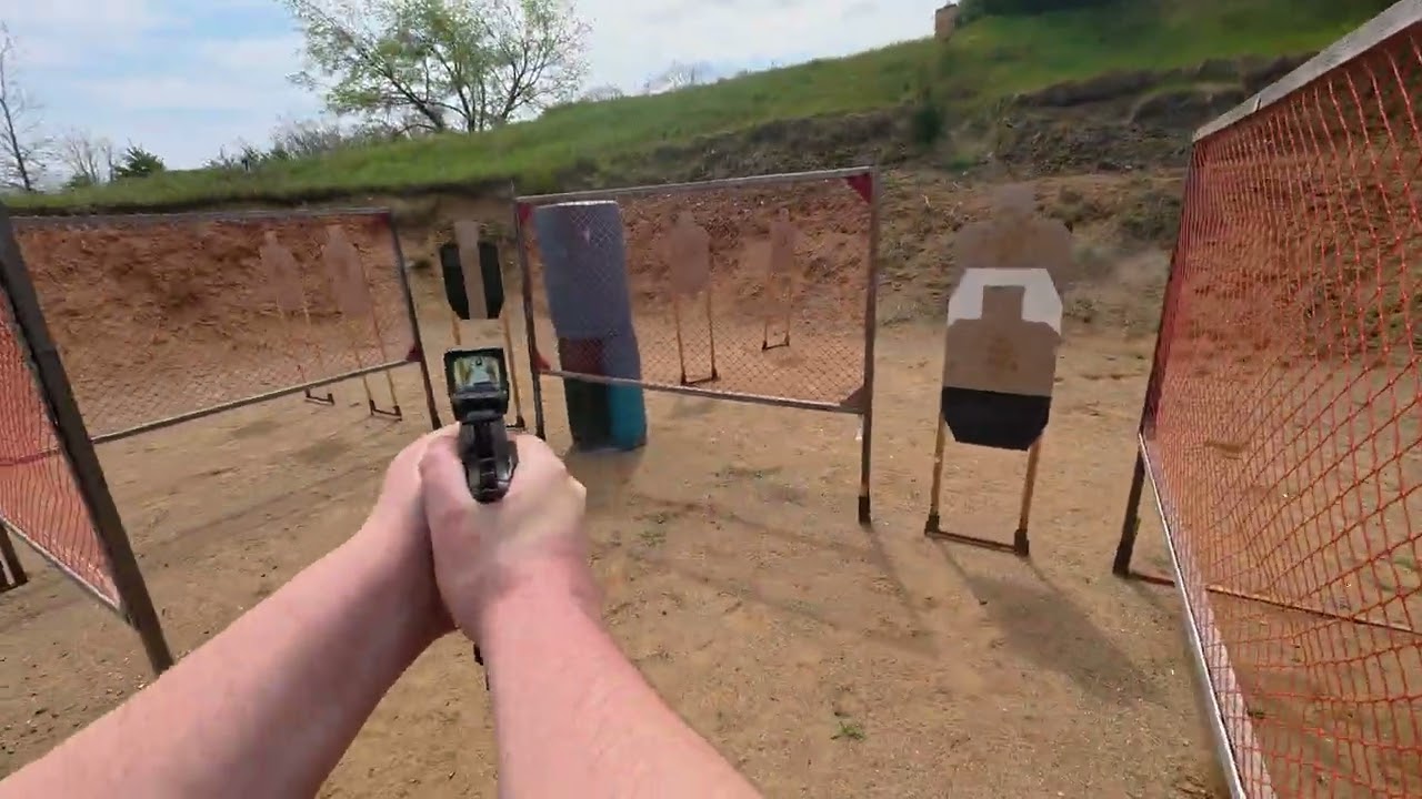 USPSA Classifier 25-07 Absolute Cinema. B Class Run.