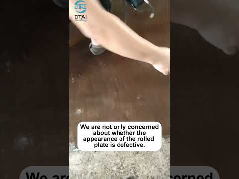 Testing a Large-size rolled Steel Plate for Defects