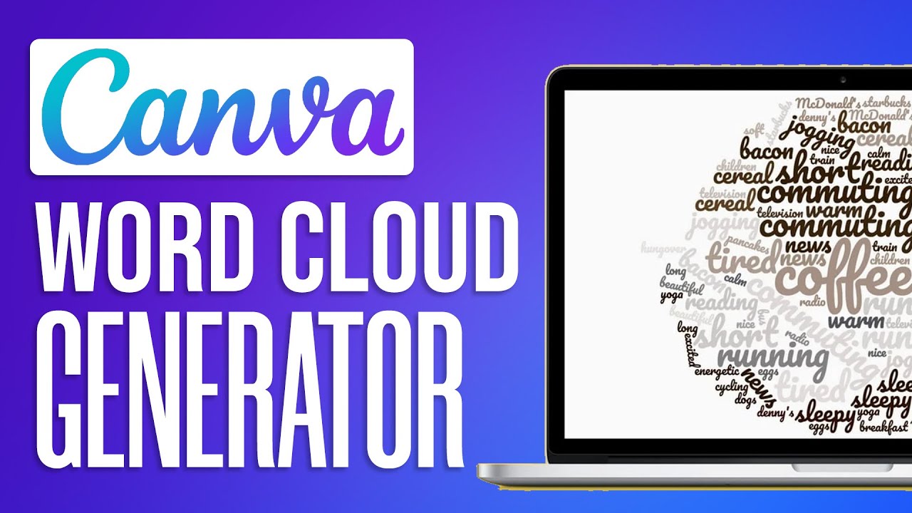 WORD CLOUD GENERATOR USING CANVA | WORD CLOUD TUTORIAL