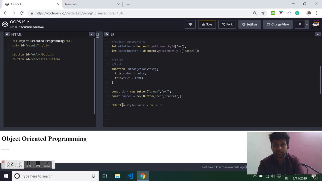 Objects and Object Constructor - Javascript