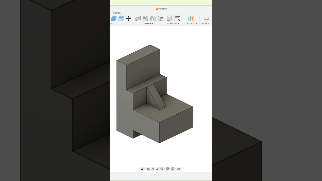 Fusion360 Part Modeling Tutorial-167. #design #3dmodeling #modelingtutorial #engineering#fusion360