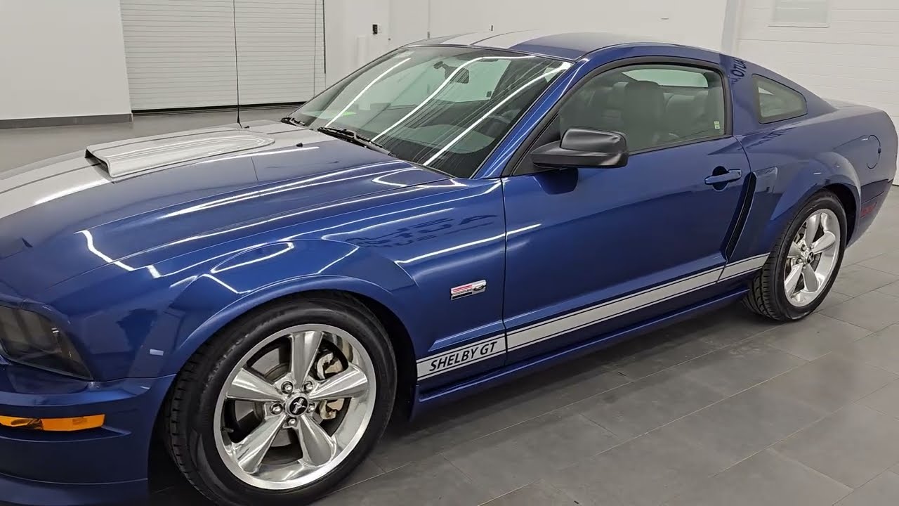 2008 FORD MUSTANG SHELBY GT PREMIUM VISTA BLUE #740  WALKAROUND