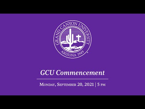 GCU Commencement | Sept. 20 | 5 pm
