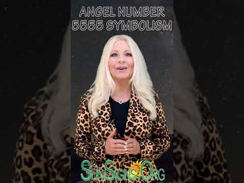Angel Number 5555 Symbolism | SunSigns.Org | #shorts
