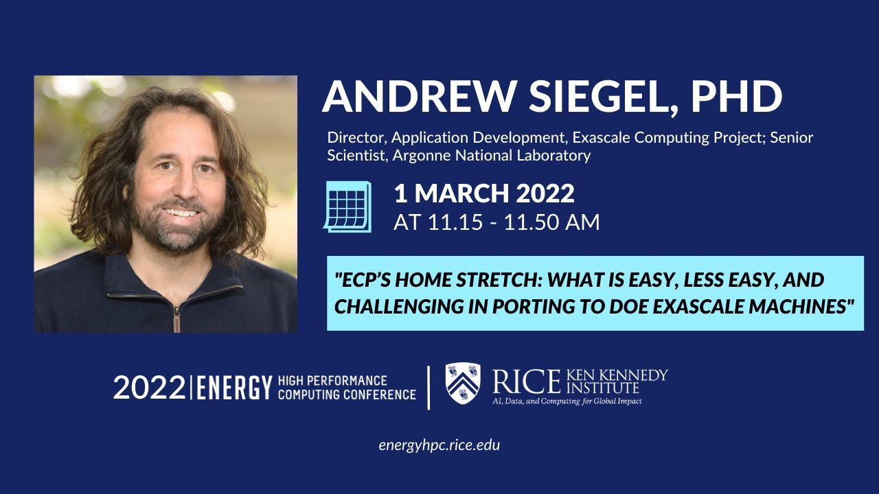 Andrew Siegel: ECP’s Home Stretch: What is Easy, Less Easy, and Challenging in Porting to DOE ...
