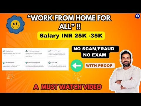 Work From Home Jobs For All , NO MONEY OR FEES required