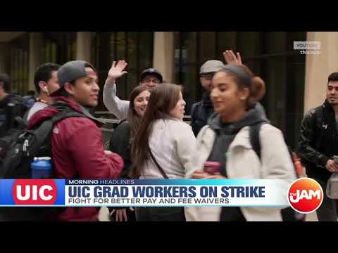 UIC Grad Workers Go On Indefinite Strike