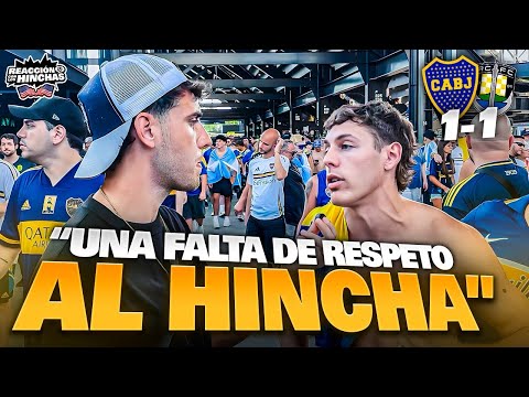 REACCIÓN CON LOS HINCHAS / BOCA 1-1 AUCKLAND CITY / MUNDIAL DE CLUBES