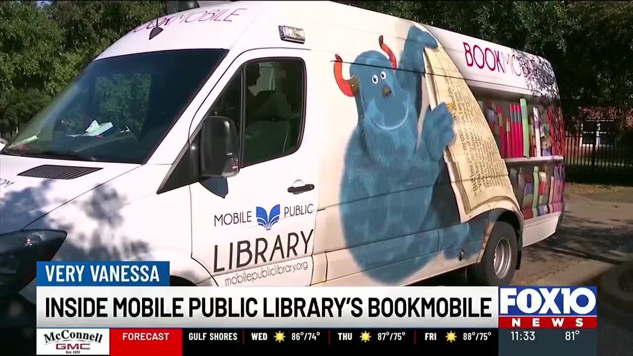 Inside Mobile Public Library’s Bookmobile
