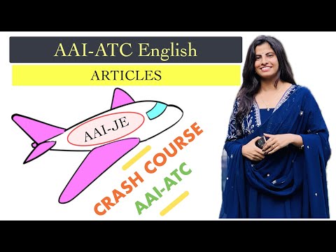 ✈️ AAI-ATC General English Crash Course | Articles in One Shot with PYQ