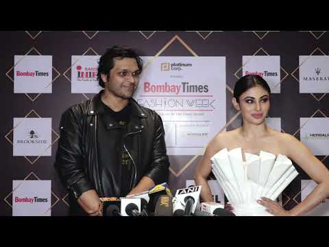 Mouni Roy Walk The Ramp For Designer Swapnil Shinde As ShowStopper At 'Bombay Times Fashion Week'