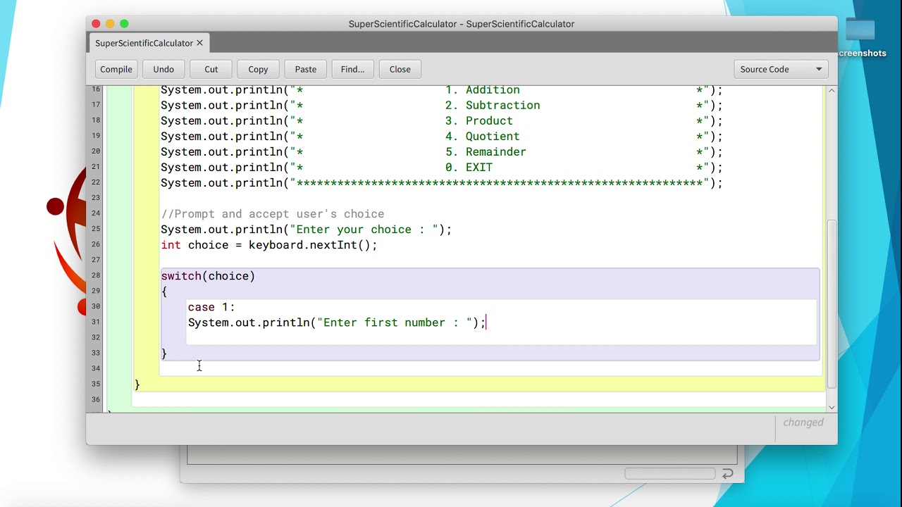 Beginner Java Mini Project Video 02