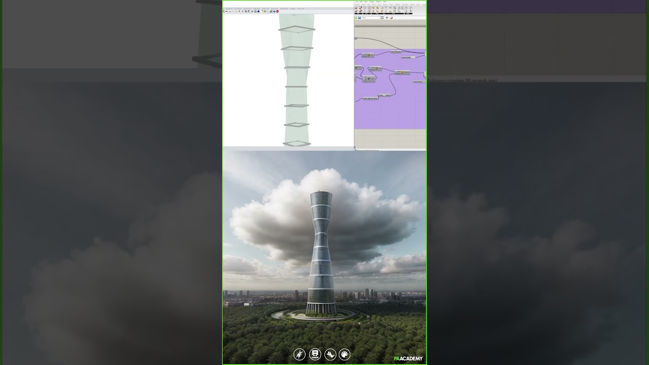 Parametric Design to AI Rendering | Grasshopper + ComfyUI Workflow Tutorial