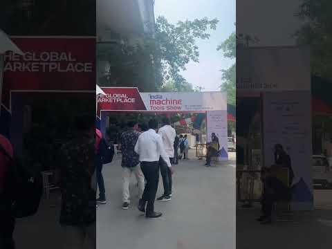 India Machine Tools Expo 2023, Pragati Maidan- Walkthrough #machine #exhibition #shorts #ytshorts