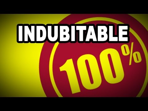 Learn English Words: INDUBITABLE - Meaning, Vocabulary with Pictures and Examples