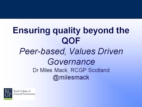 Quality Governance after QoF | milesmack