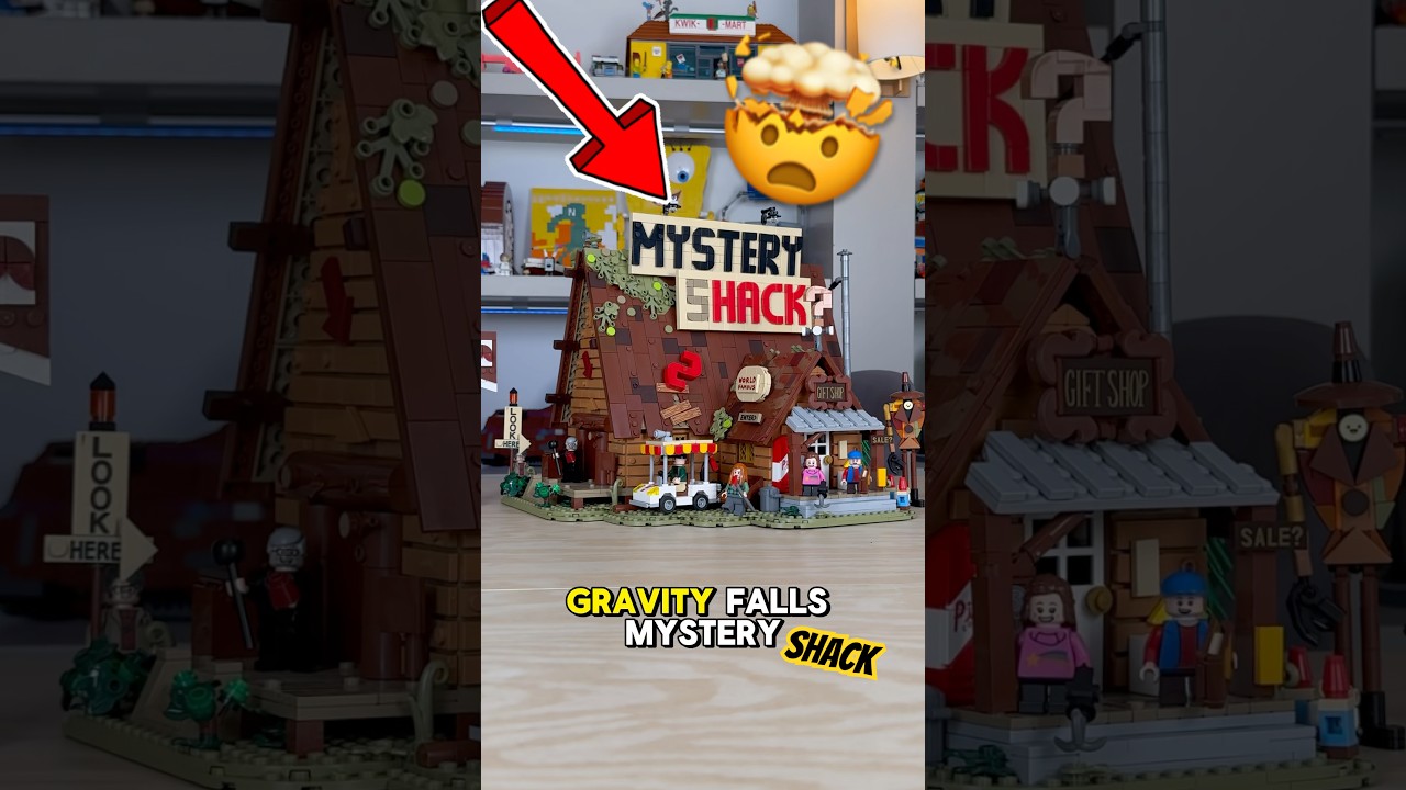 LEGO Gravity Falls Is Here!!! #lego #gravityfalls #legominifigures