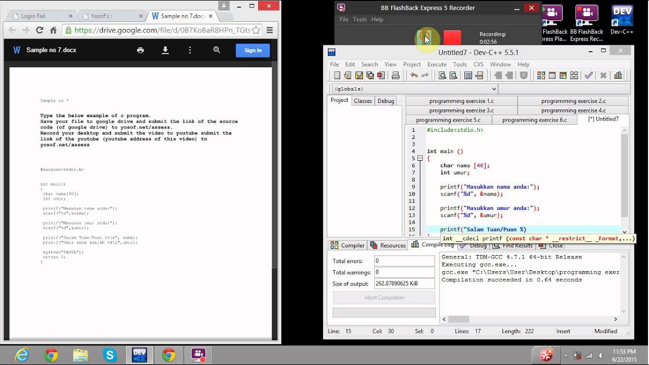 programming exercise 7 nizz