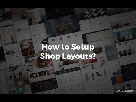 Shop Setup | Canvas HTML