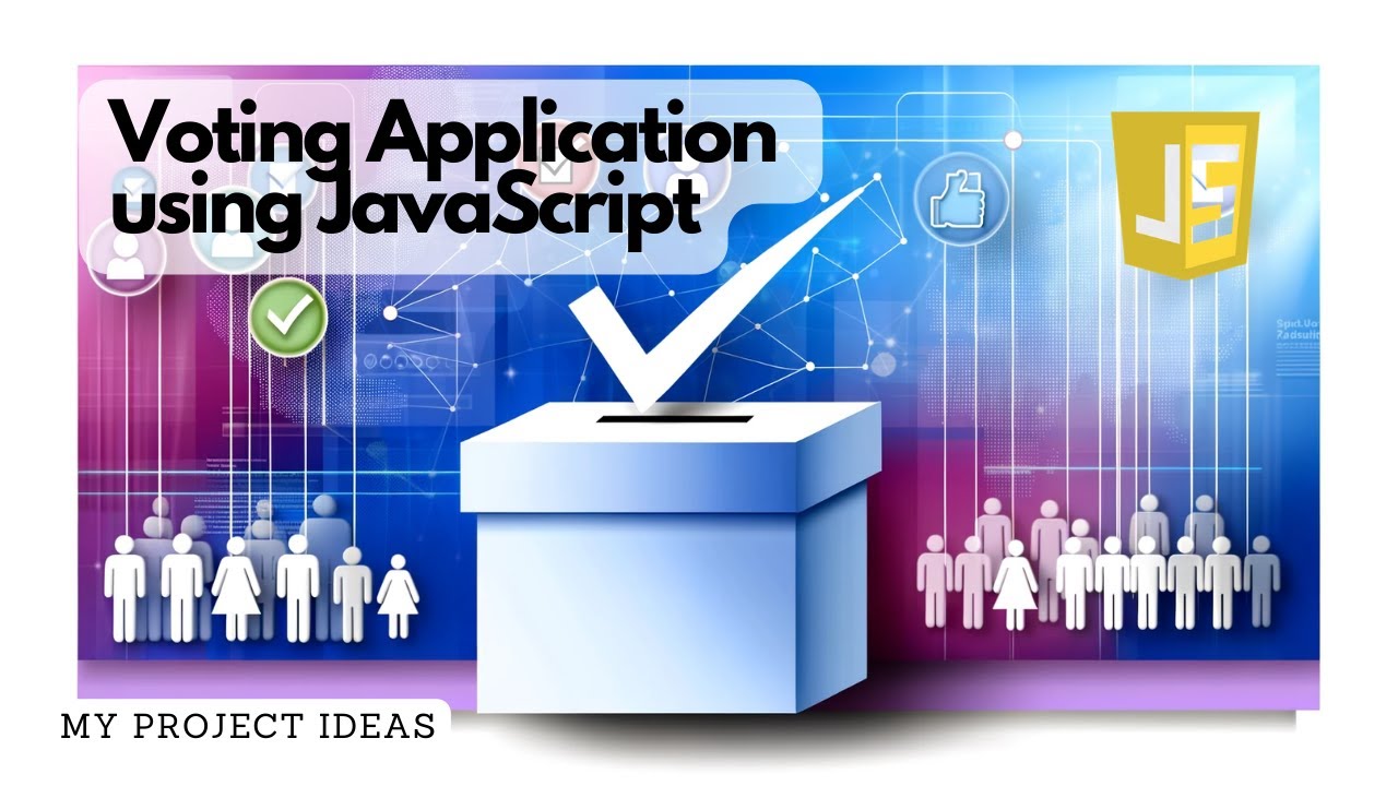 Voting App using JavaScript | HTML & CSS | JavaScript Projects