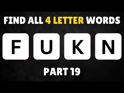 Ready for a Challenge? Find the Secret Four-Letter Words Now! 🤔