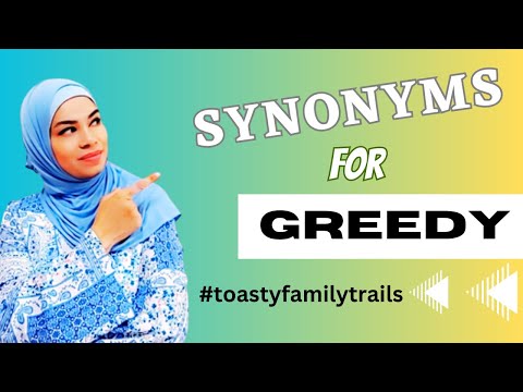 4 Synonyms for GREED decoded! #learningenglish #englishvocabulary #education #greed