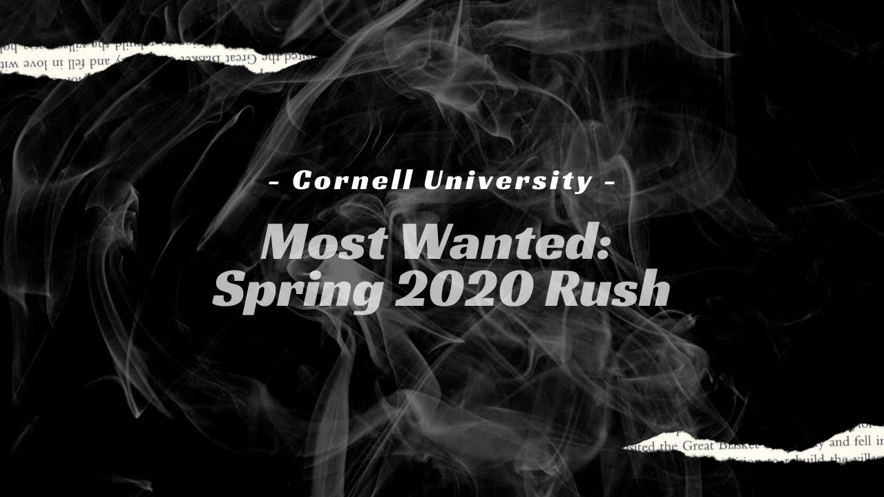 Cornell aKDPhi Spring 20 Rush