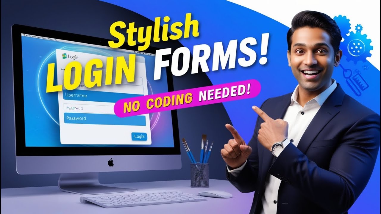 Create Stylish Login Forms No Coding? | Tips & Tricks With Saqib