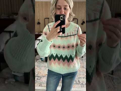 Try On - Sheila Sweater