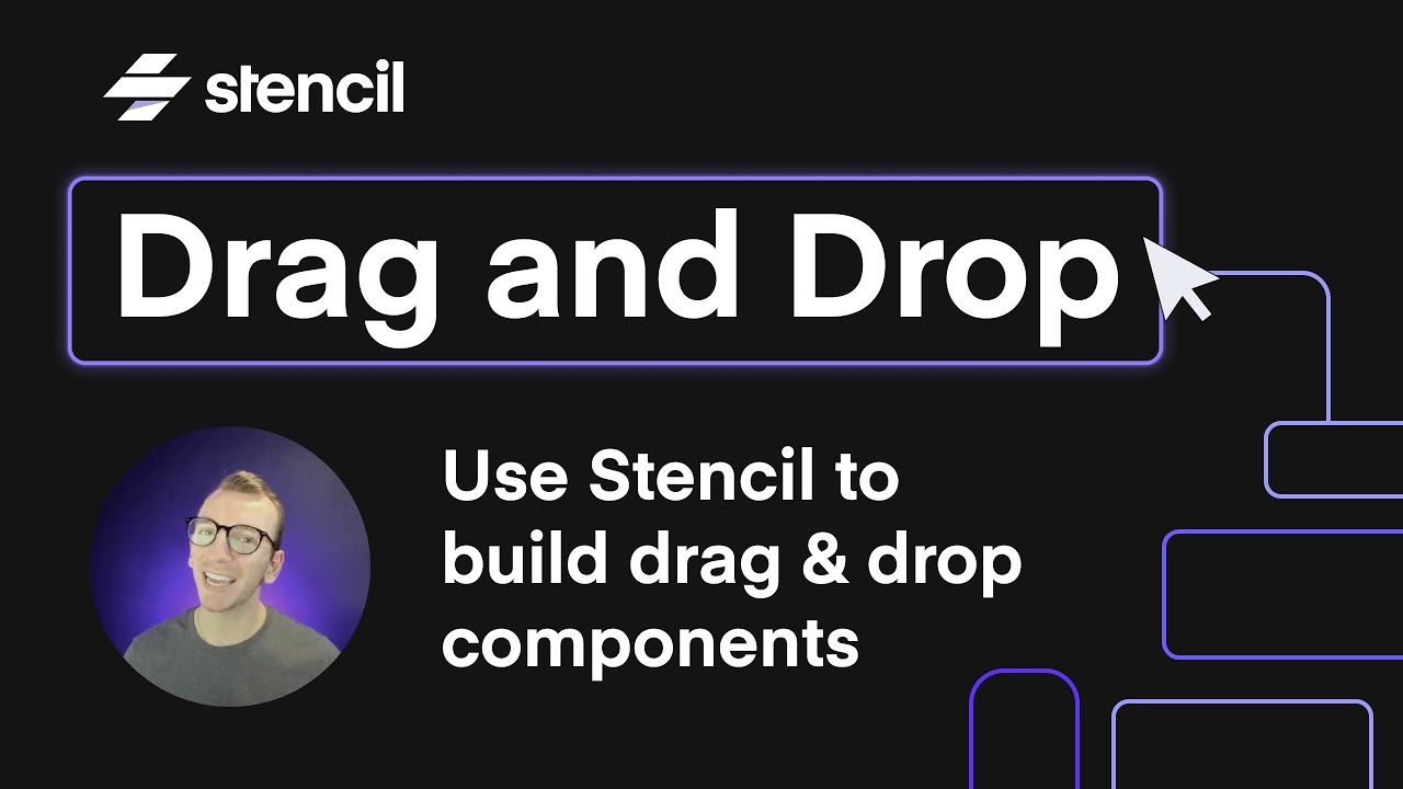 Create Stencil Drag and Drop Components