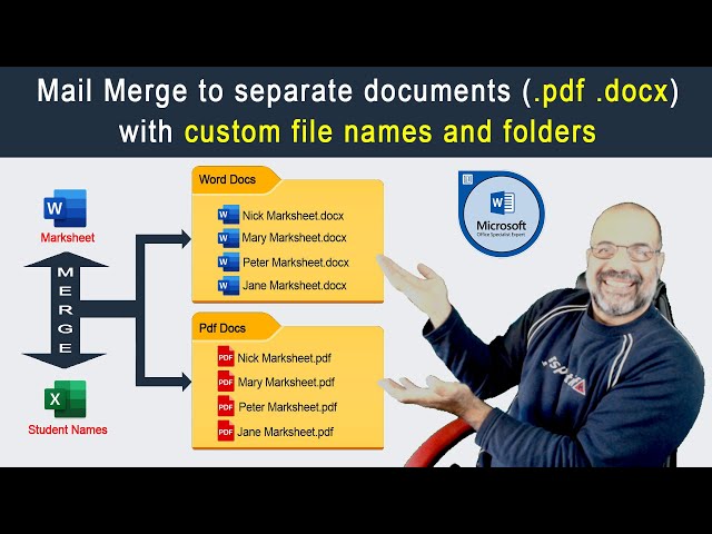 Mastering Mail Merge: Create Individual Documents with Custom Names and Folders | Galaxy.ai