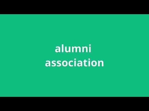 what is the meaning of alumni association.