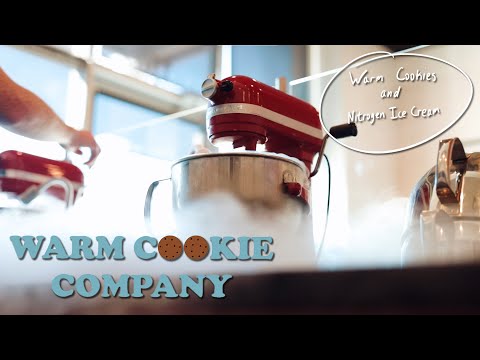 Liquid Nitrogen Ice Cream // Warm Cookie Company