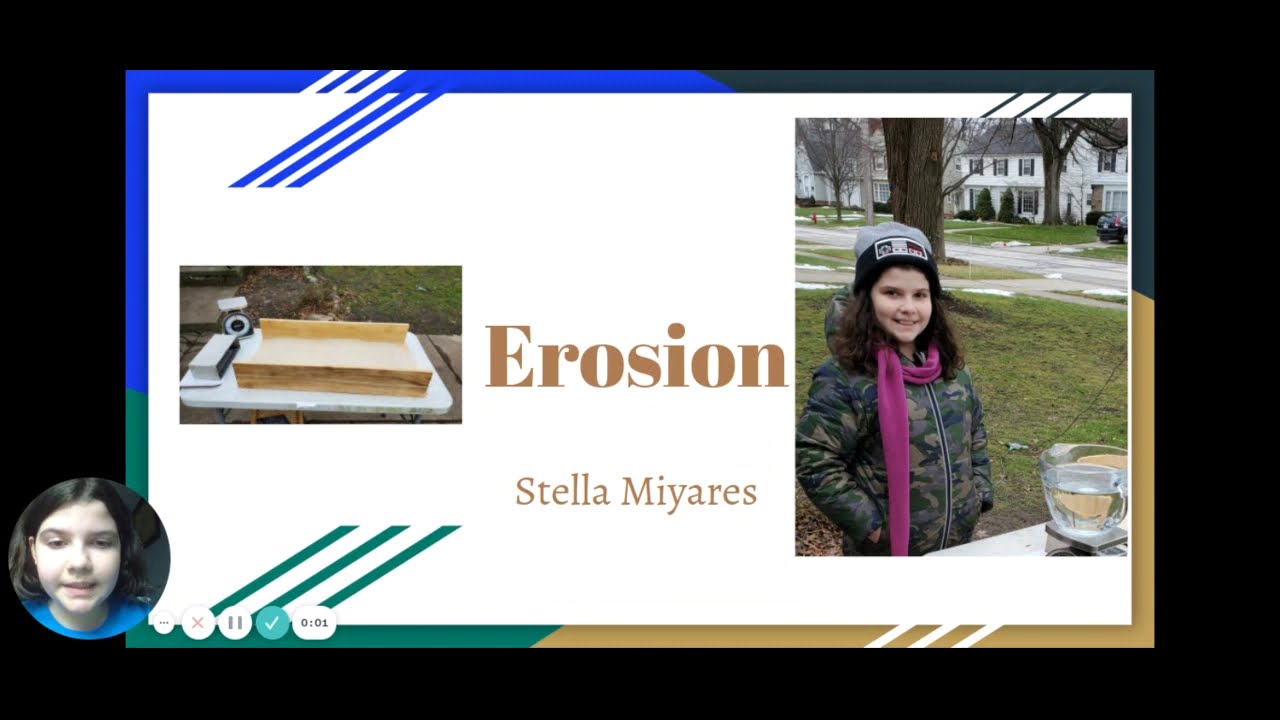 Stella Presents her Science Fair Project on Google Slides
