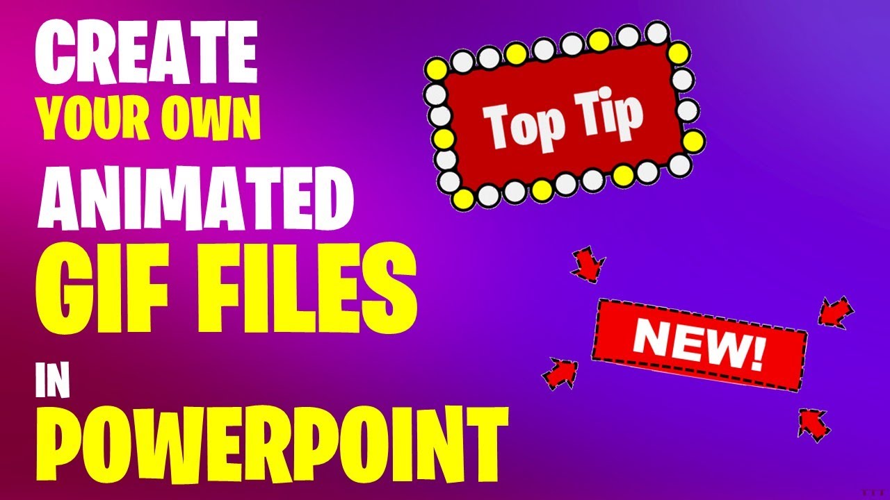 Create Your Own Animated GIFs in PowerPoint
