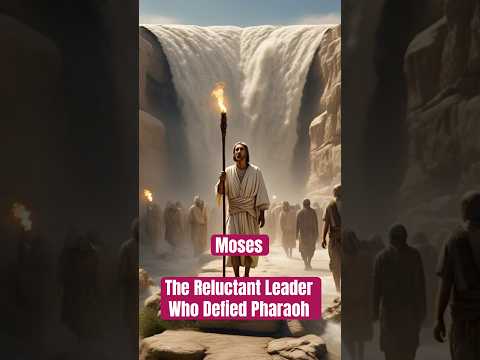 Moses: The Reluctant Leader Who Defied Pharaoh #bible #biblestories #biblestory #shorts