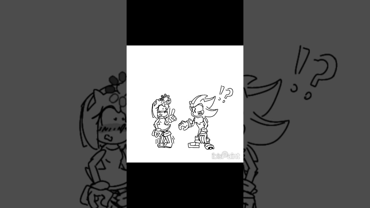 Legend has it she's still processing to this day... | #shadamy #shadowthehedgehog #amyrose #sonic