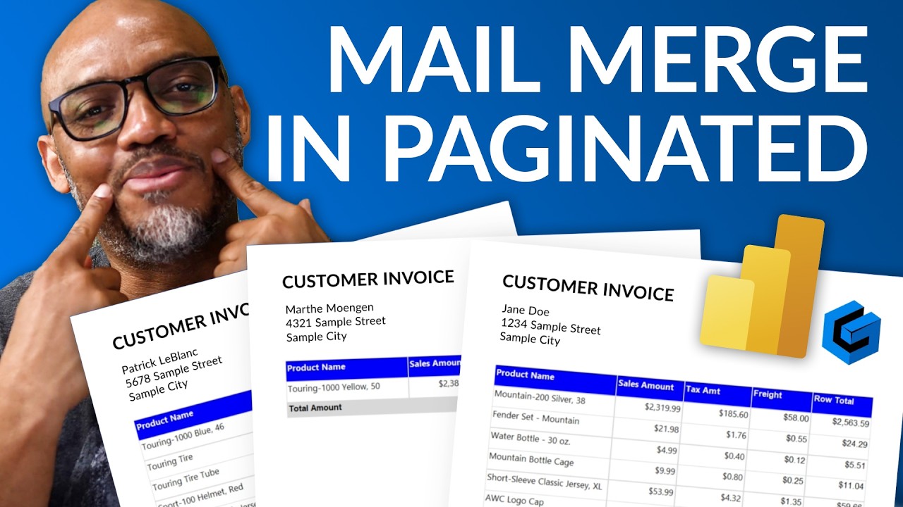 Power BI Paginated Reports: Automate Mail Merge