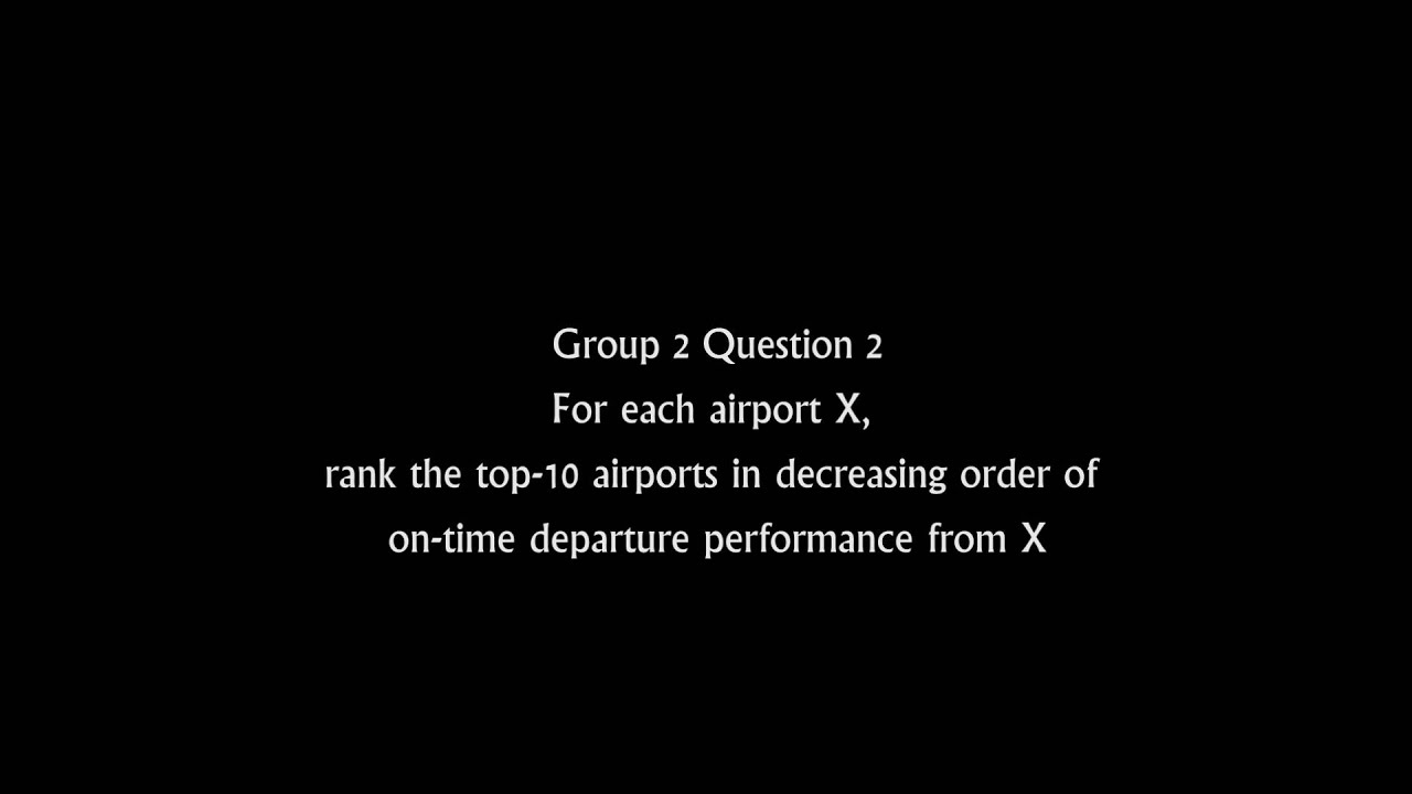 Cloud Computing Capstone - Task 2 - Wuyi Chen