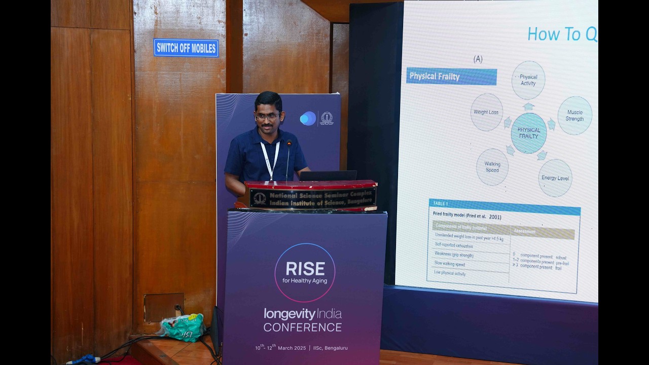 Frailty-Based Plasma Proteomic Signature Capturing Overall Health & Well-Being | Dr. Sanish Sathyan