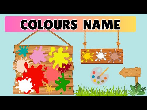 COLOURS Vocabulary / Name of the COLOURS in English / COLOURS Picture / COLOURS Names