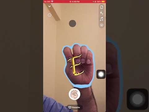 Letter E - American Sign Language - Snapchat Lens