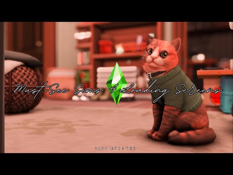 10 MUST- HAVE LOADING SCREENS♡🍃 | WITH LINKS! | The Sims 4