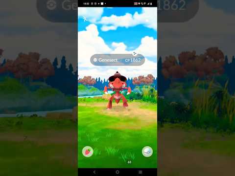 Finally💥 I got ✨ Shiny Genesect #shiny #mythical #raid #boss #caught #viral #like #subscribe