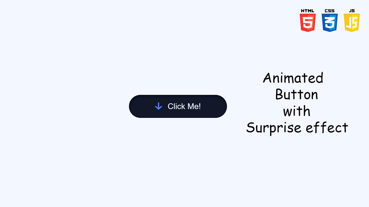 Animated Button with Surprise effect
