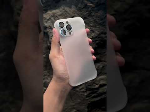 luxury high-end iPhone case comes with matte texture and feels soft and comfortable