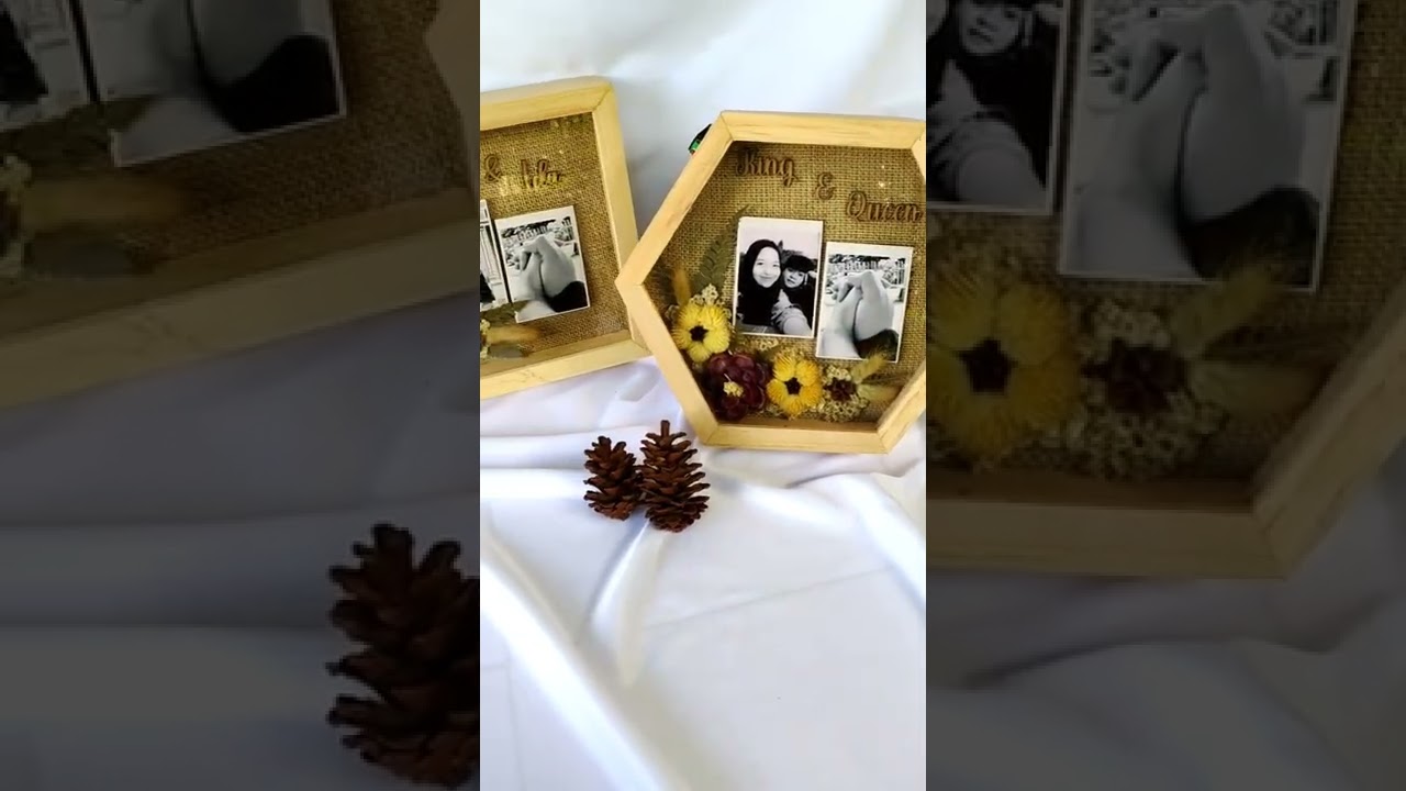 FRAME 3D DRIED FLOWER || KADO ULANG TAHUN PERNIKAHAN UNIK DARI BUNGA KERING ASLI