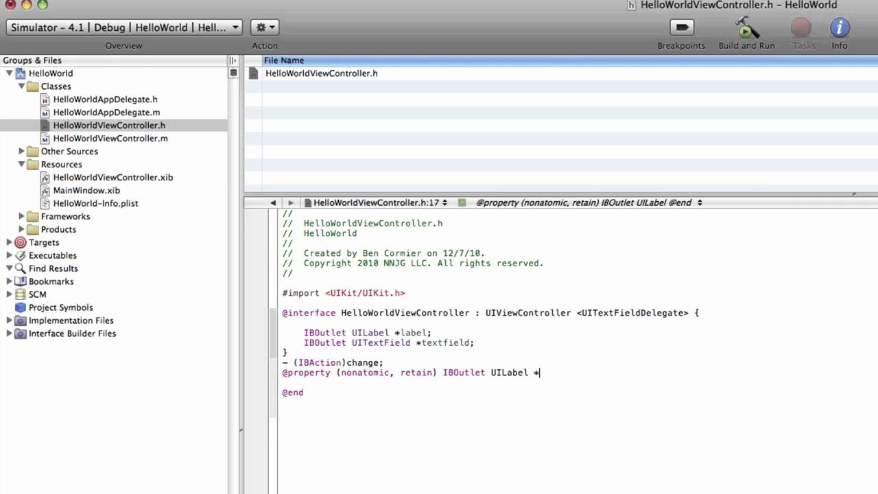 Advanced Hello World - iPhone Programming