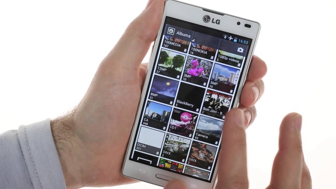 LG Optimus L9 user interface
